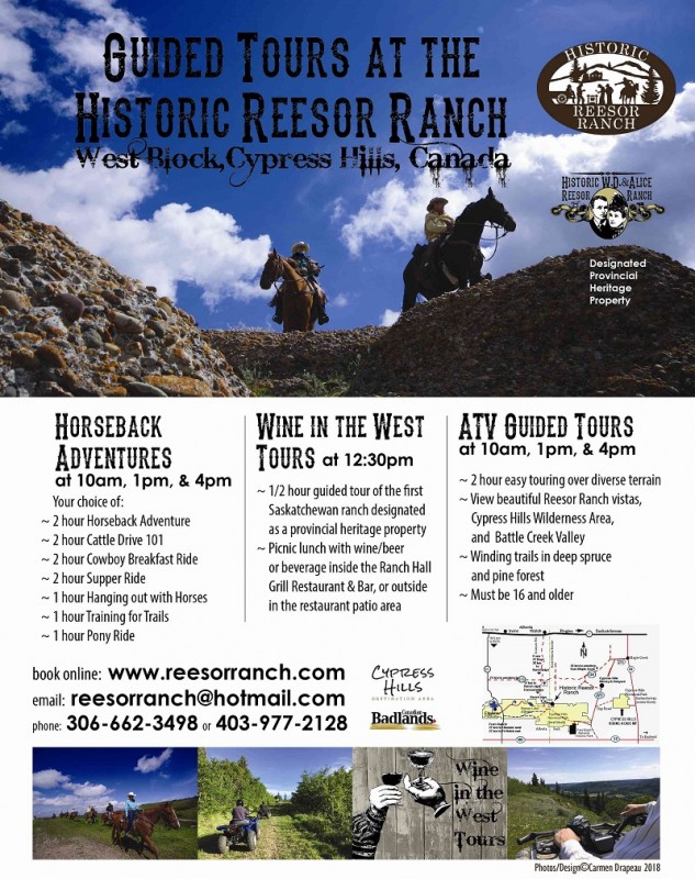 Guided Tours Poster at Historic Reesor Ranch