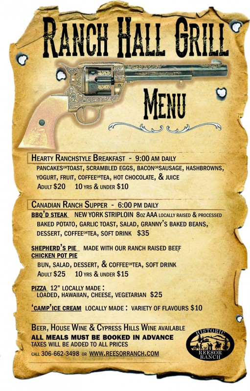 Ranch Menu August 10 22 with PNG Logo 2022